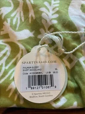 Spartina 449 | Intimates & Sleepwear | Spartina 449 Green And White ...